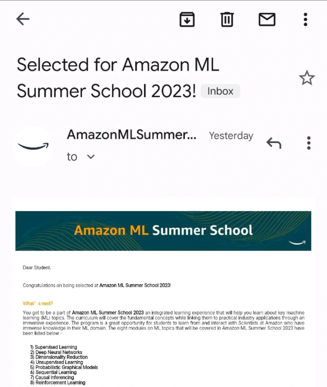 Gunjan Patodia on LinkedIn: #amazonmlsummerschool #machinelearning # ... Gunjan Patodia on LinkedIn: #amazonmlsummerschool #machinelearning # ...