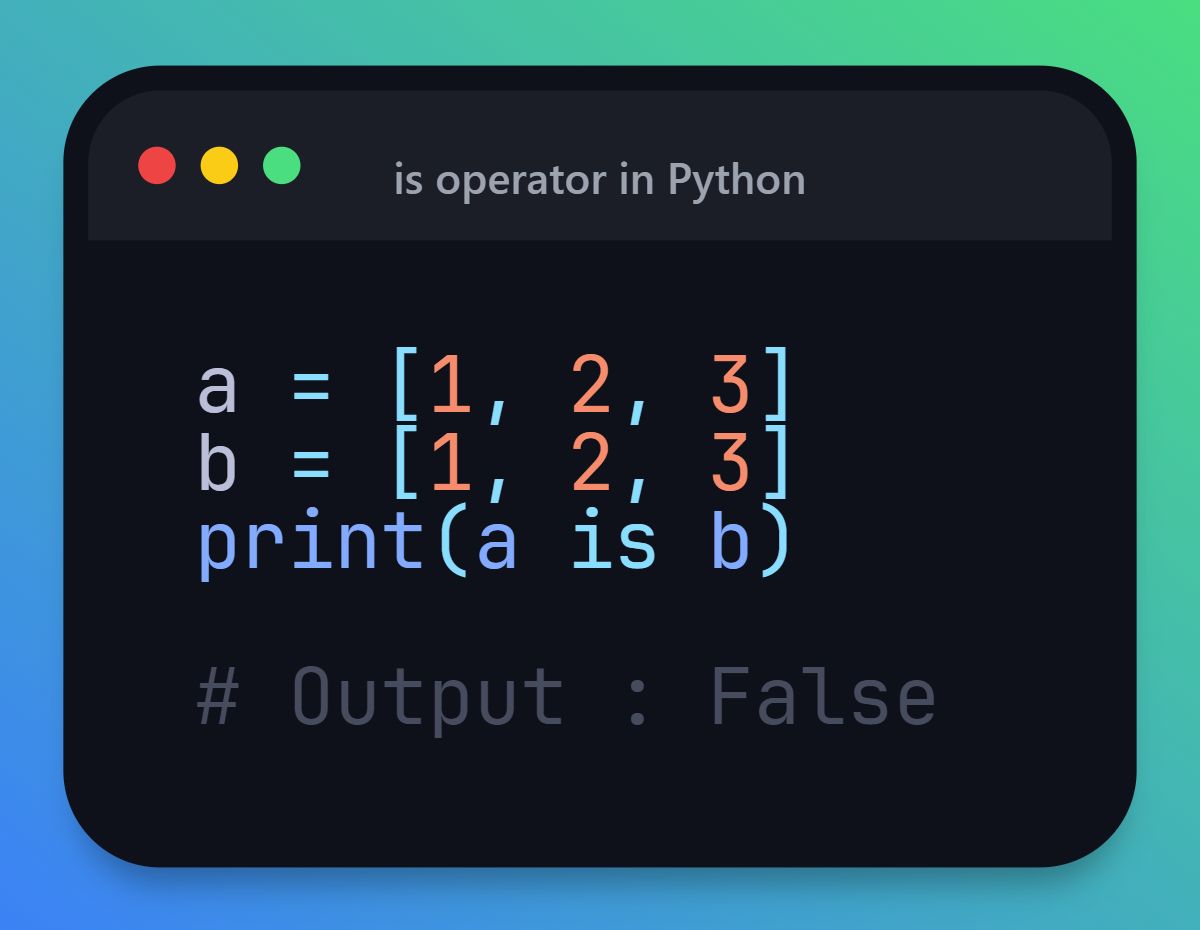 Avni Prajapati on LinkedIn: #interviewquestions #python #operator # ... Avni Prajapati on LinkedIn: #interviewquestions #python #operator # ...