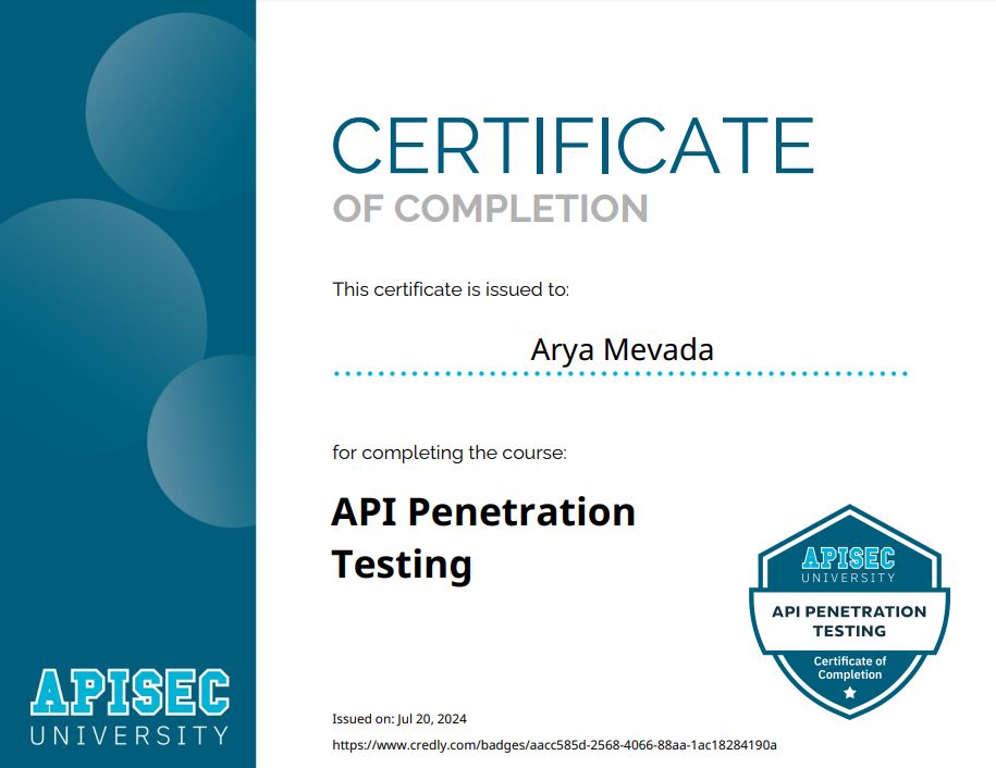 Arya Mevada on LinkedIn: #apipentesting #cybersecurity # ... Arya Mevada on LinkedIn: #apipentesting #cybersecurity # ...
