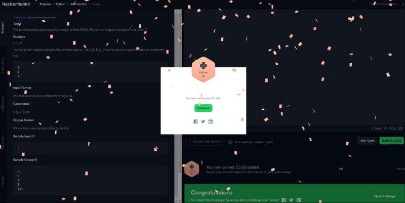 Het Lathiya on LinkedIn: #hackerrank #python #problemsolving # ... Het Lathiya on LinkedIn: #hackerrank #python #problemsolving # ...