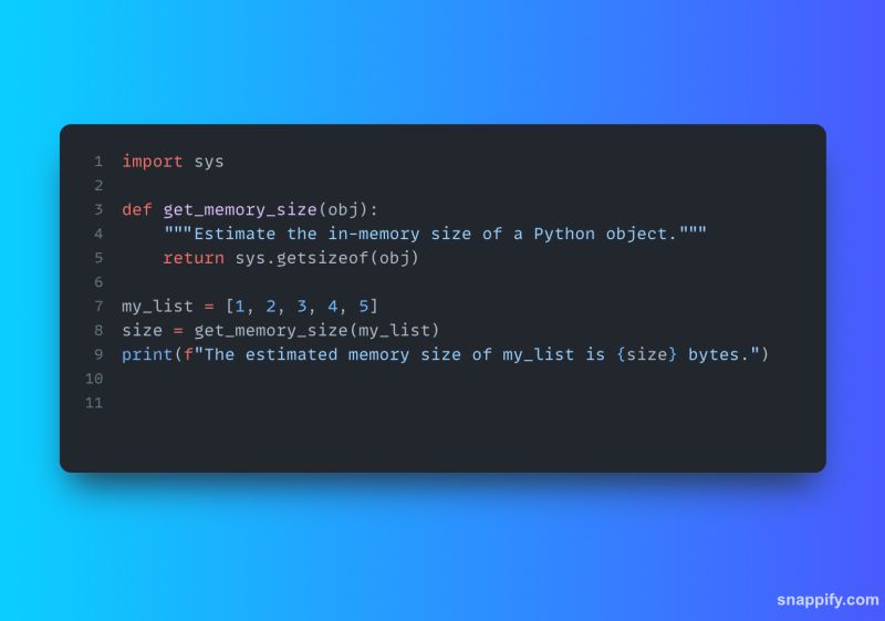 Joshua Edward on LinkedIn: #python #coding #memorymanagement # ... Joshua Edward on LinkedIn: #python #coding #memorymanagement # ...