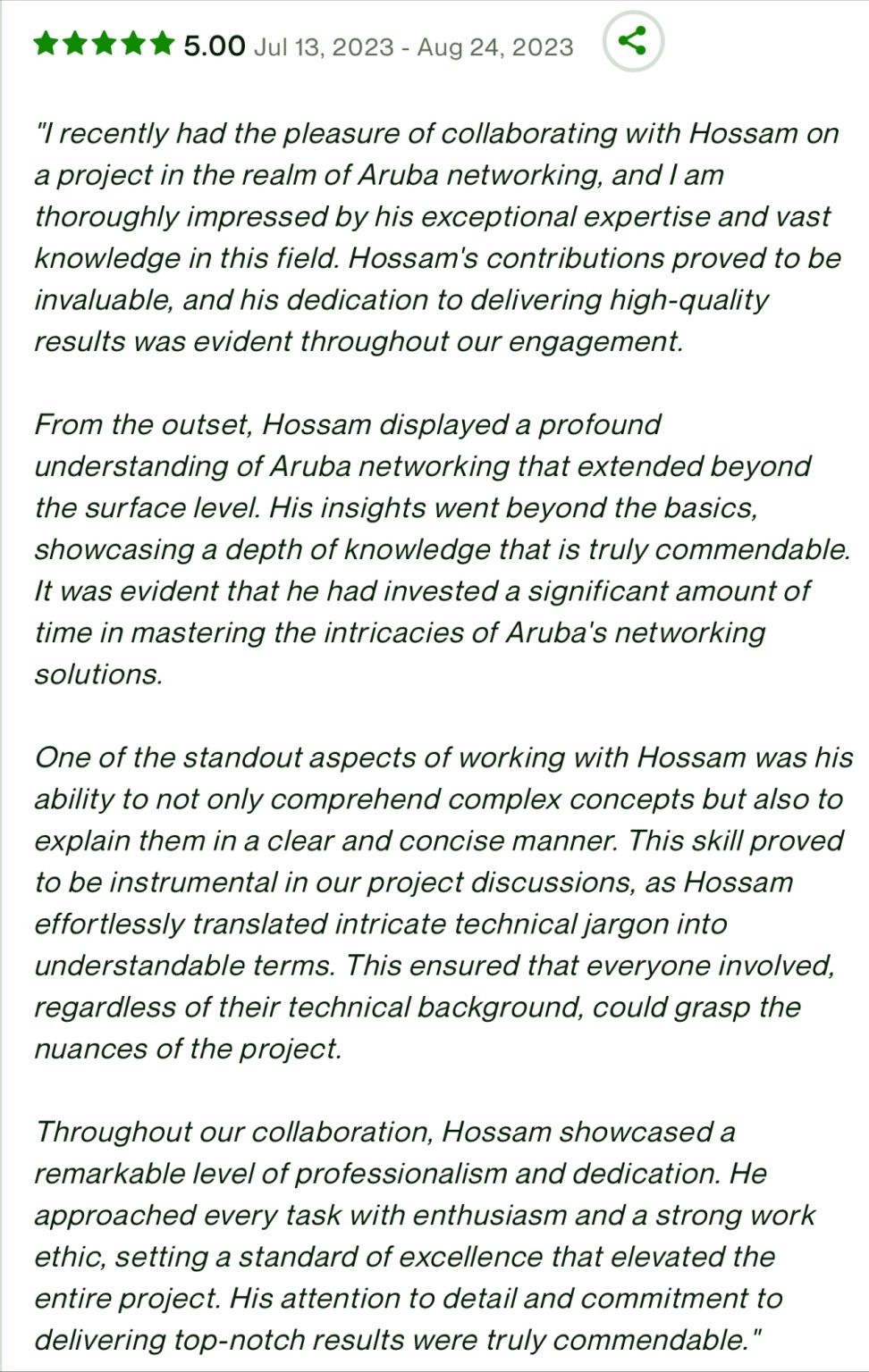 Hossam Okasha on LinkedIn: I had the opportunity to work recently on a ... Hossam Okasha on LinkedIn: I had the opportunity to work recently on a ...