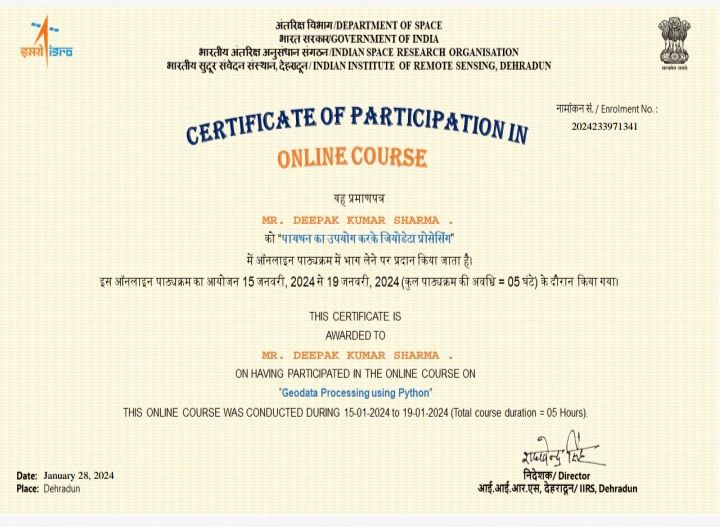 Deepak Kumar Sharma on LinkedIn: #iirs #geodata #python #iirs Deepak Kumar Sharma on LinkedIn: #iirs #geodata #python #iirs