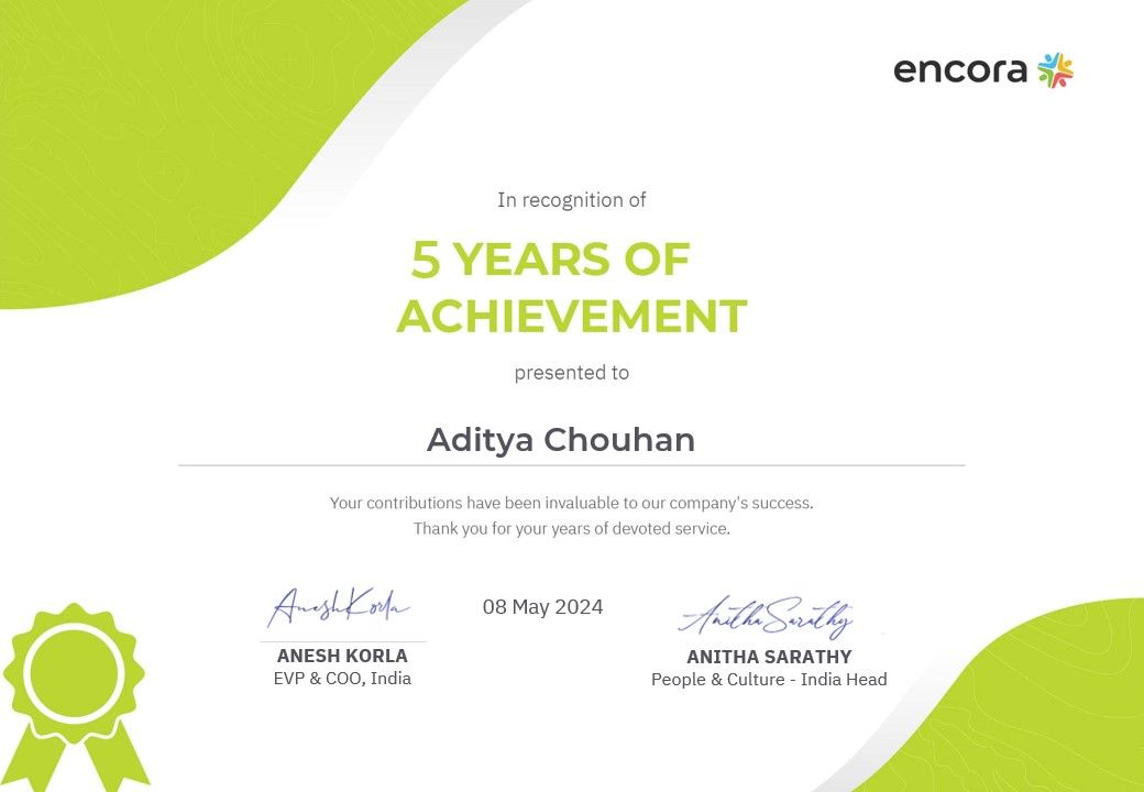 Aditya Chouhan on LinkedIn: Celebrating 5 years of Innovation and ... Aditya Chouhan on LinkedIn: Celebrating 5 years of Innovation and ...