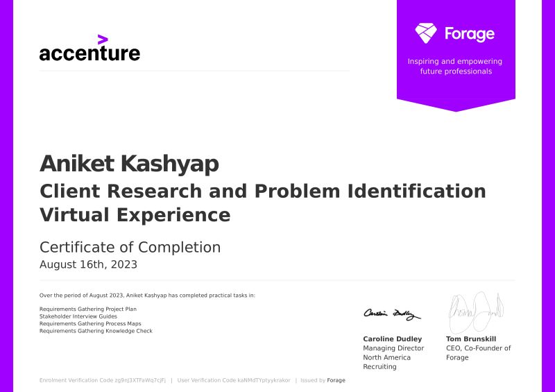 Aniket Kashyap on LinkedIn: #accenturevirtualexperience #problemsolving ... Aniket Kashyap on LinkedIn: #accenturevirtualexperience #problemsolving ...