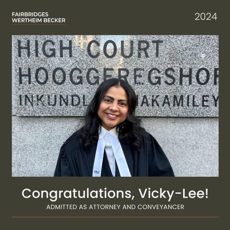 Fairbridges Wertheim Becker Attorneys on LinkedIn: #conveyancer # ... Fairbridges Wertheim Becker Attorneys on LinkedIn: #conveyancer # ...