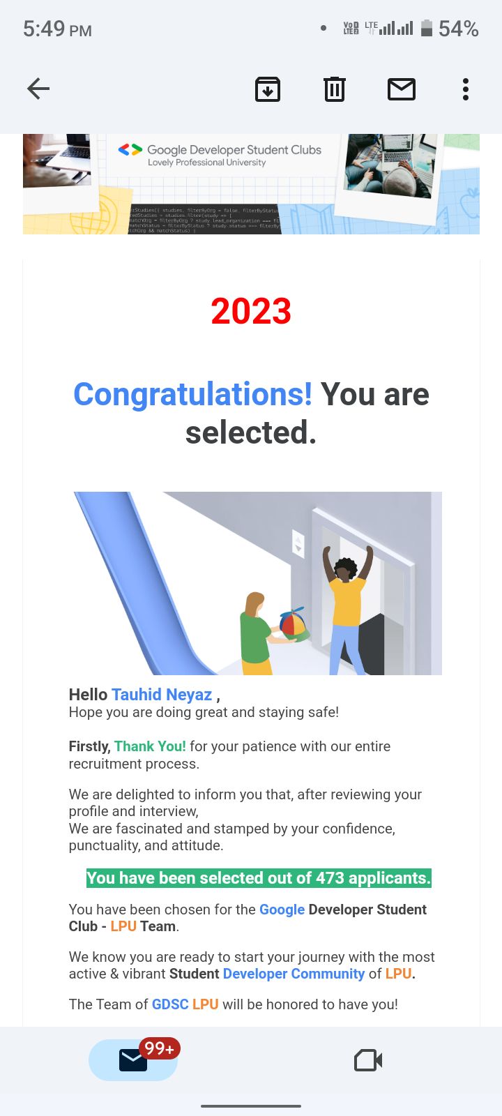 Tauhid Neyaz on LinkedIn: #developerstudentclubs #gdsclpu #gdscindia Tauhid Neyaz on LinkedIn: #developerstudentclubs #gdsclpu #gdscindia