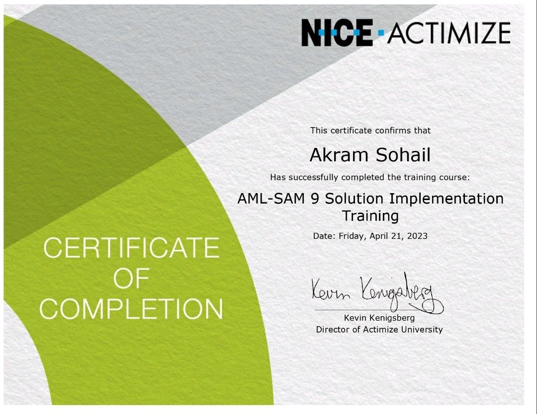 Akram Sohail on LinkedIn: #nice #actimize #lifeatnice #nicegtc #learn # ... Akram Sohail on LinkedIn: #nice #actimize #lifeatnice #nicegtc #learn # ...