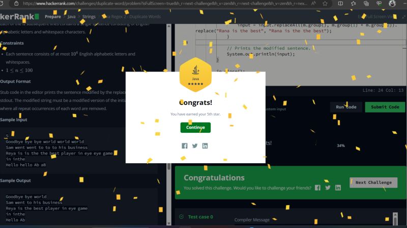 Ramzan Sheikh on LinkedIn: #javaprogramming #hackerrank #java # ... Ramzan Sheikh on LinkedIn: #javaprogramming #hackerrank #java # ...