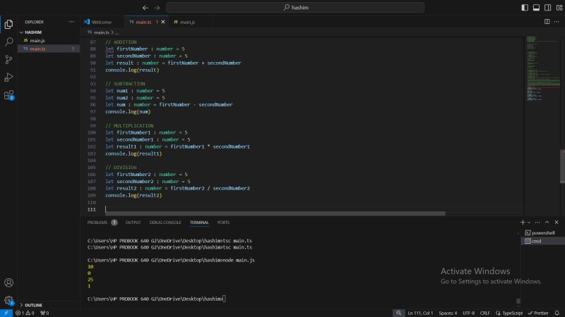 Hashim Ali on LinkedIn: Operators in TypeScript: Operators in ... Hashim Ali on LinkedIn: Operators in TypeScript: Operators in ...