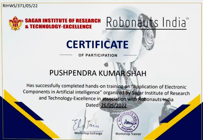 Pushpendra Kumar Shah on LinkedIn: 🎉 Excited to Share a Milestone! 🚀 I ... Pushpendra Kumar Shah on LinkedIn: 🎉 Excited to Share a Milestone! 🚀 I ...