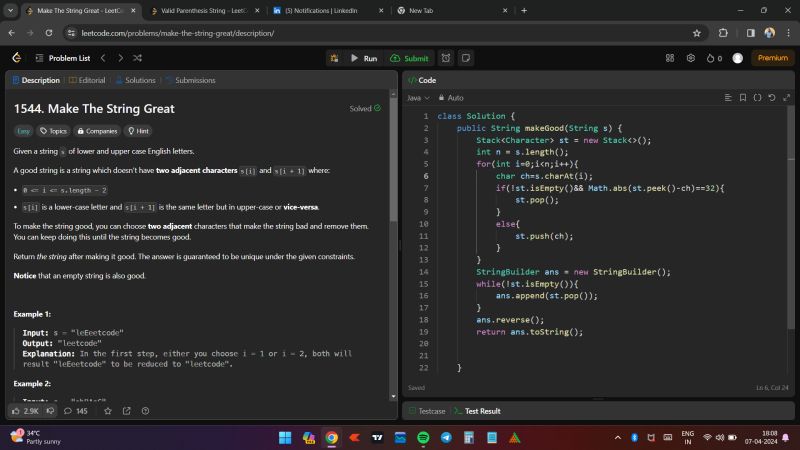 sakshi awadhiya on LinkedIn: #leetcode sakshi awadhiya on LinkedIn: #leetcode
