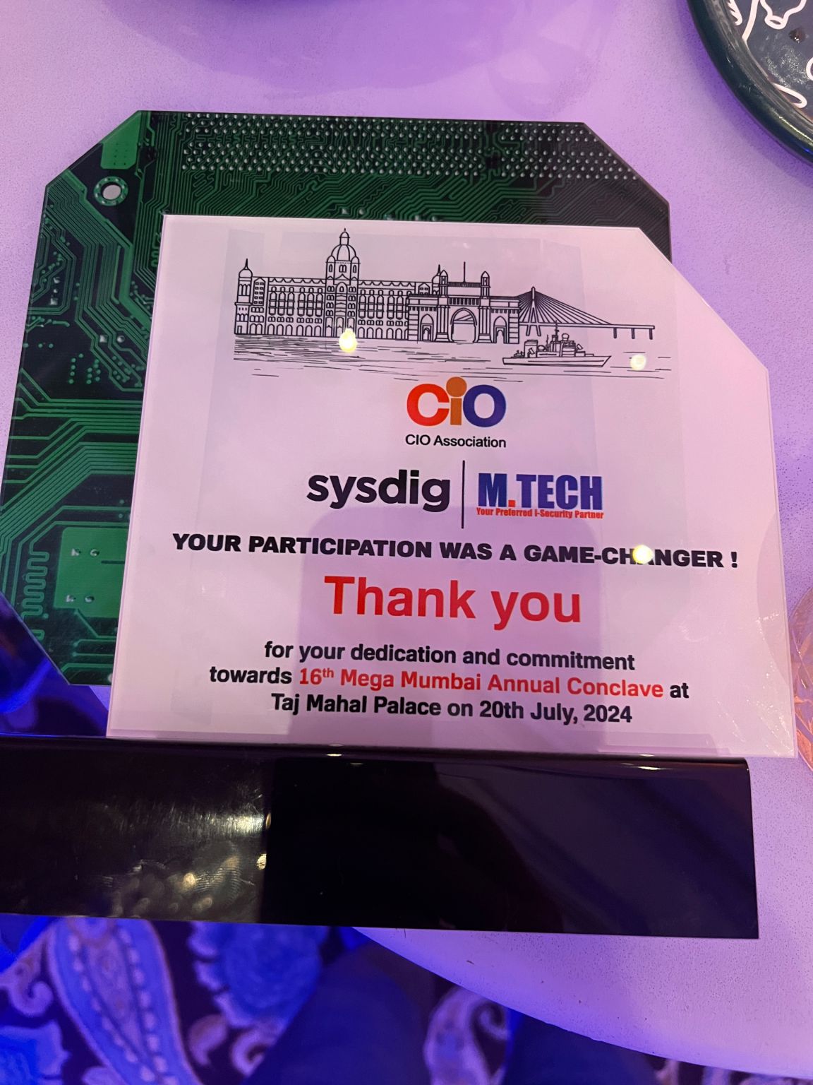 Simarpreet Singh on LinkedIn: #mtech #cioassociation #sysdig Simarpreet Singh on LinkedIn: #mtech #cioassociation #sysdig