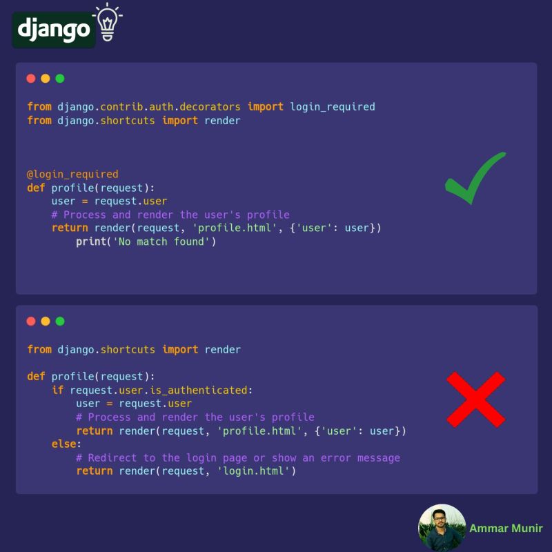 Ammar Munir on LinkedIn: #python #django #programming Ammar Munir on LinkedIn: #python #django #programming