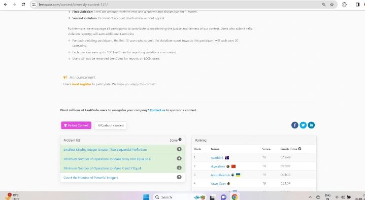 Finished LeetCode Biweekly Contest 121! | Shiv Pathak. posted on the ... Finished LeetCode Biweekly Contest 121! | Shiv Pathak. posted on the ...