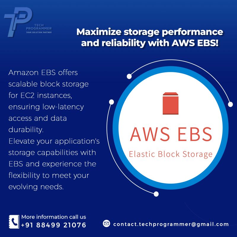 Tech Programmer on LinkedIn: #aws #ebs #storage #cloudcomputing # ... Tech Programmer on LinkedIn: #aws #ebs #storage #cloudcomputing # ...