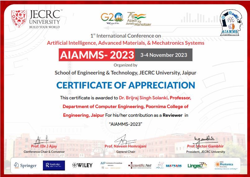 Prof. (Dr.) Brijraj Singh Solanki on LinkedIn: Certificate of ... Prof. (Dr.) Brijraj Singh Solanki on LinkedIn: Certificate of ...