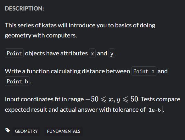 Coding challenge: Distance between points in 2D | Roman Letodiani ... Coding challenge: Distance between points in 2D | Roman Letodiani ...