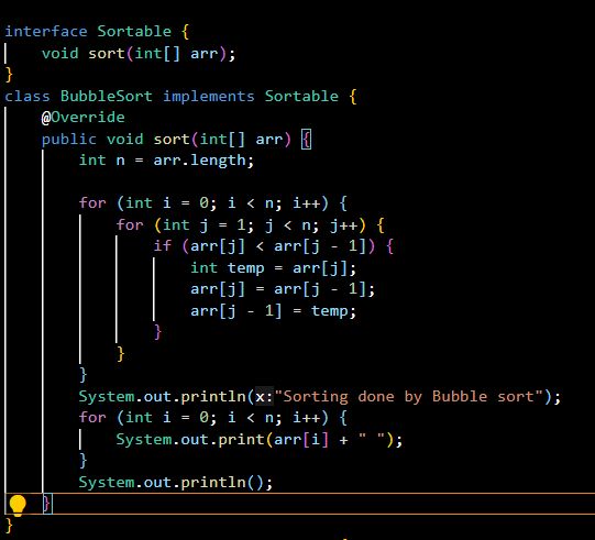 Adarsh Suman on LinkedIn: Java program to create an interface Sortable ... Adarsh Suman on LinkedIn: Java program to create an interface Sortable ...