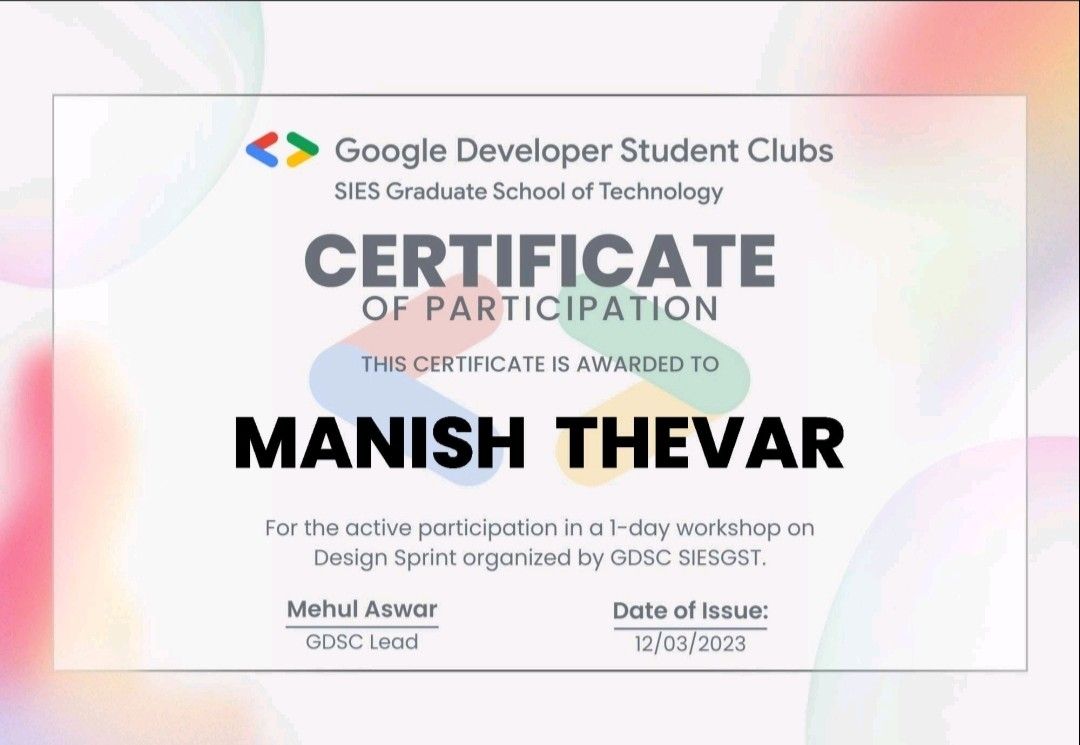 Manish Thevar on LinkedIn: Hey connections, I'm delighted to share that ... Manish Thevar on LinkedIn: Hey connections, I'm delighted to share that ...