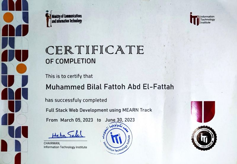 Muhamed Bilal on LinkedIn: #iti #mernstack #meanstack #reactdeveloper # ... Muhamed Bilal on LinkedIn: #iti #mernstack #meanstack #reactdeveloper # ...