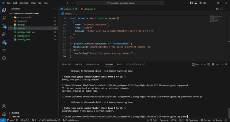 Muhammad Ubaid Hussain on LinkedIn: #npm #cligame #typescript | 10 comments Muhammad Ubaid Hussain on LinkedIn: #npm #cligame #typescript | 10 comments