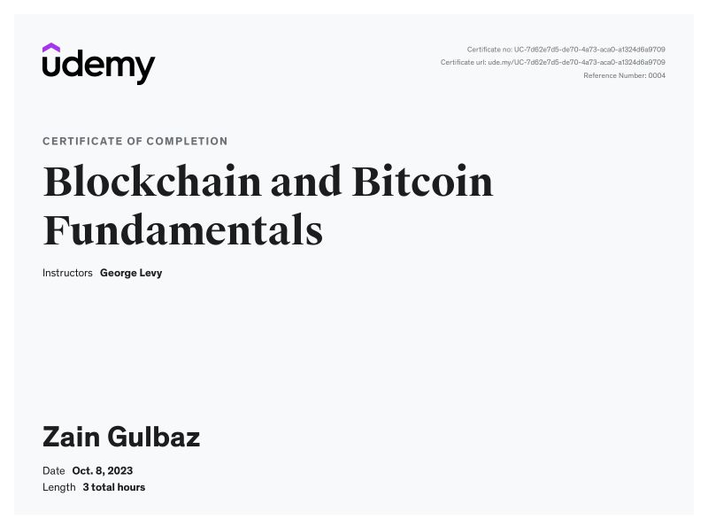 Zain Gulbaz on LinkedIn: #blockchain #learning Zain Gulbaz on LinkedIn: #blockchain #learning
