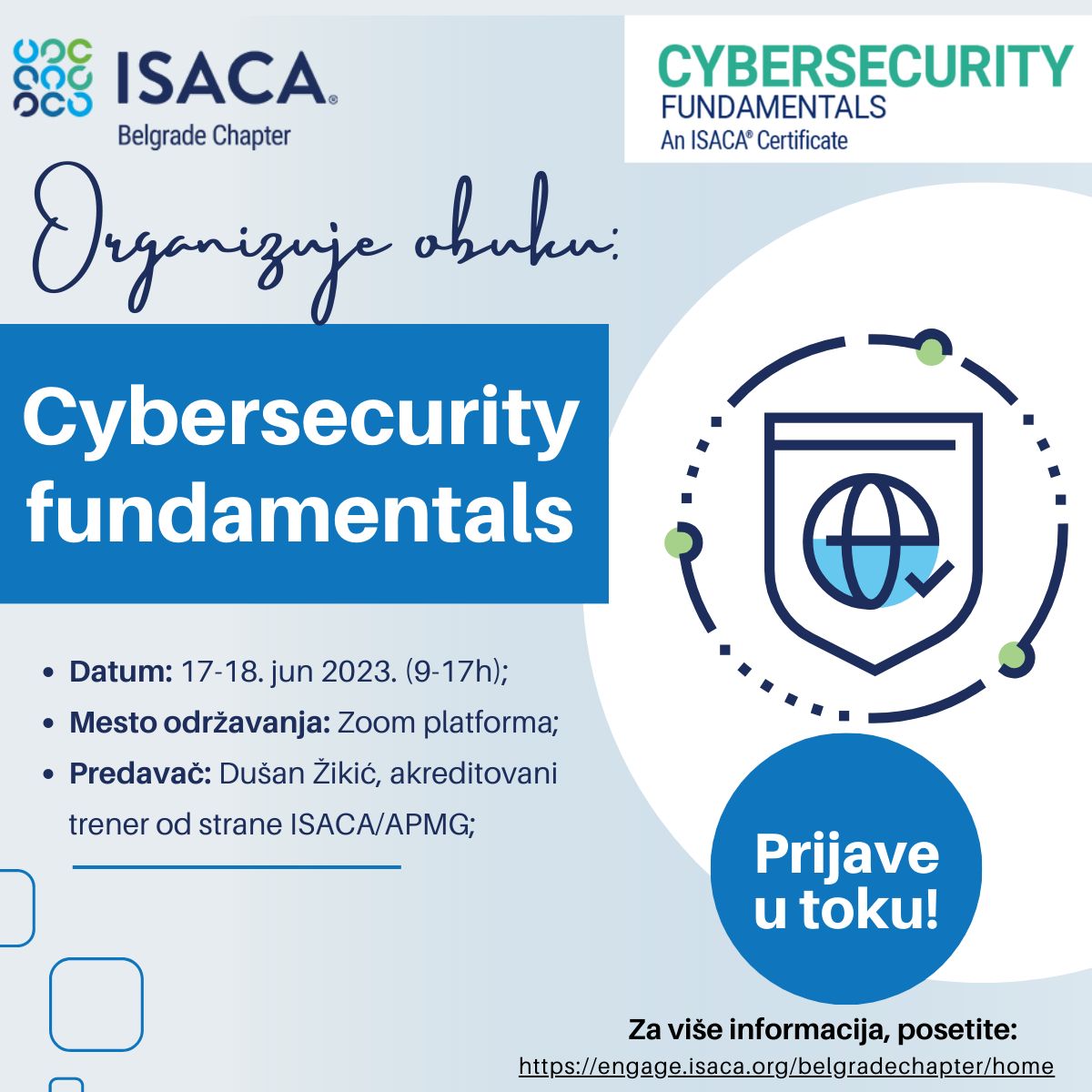 ISACA Belgrade Chapter on LinkedIn: Obuka Cybersecurity Fundamentals ⬇️ ... ISACA Belgrade Chapter on LinkedIn: Obuka Cybersecurity Fundamentals ⬇️ ...