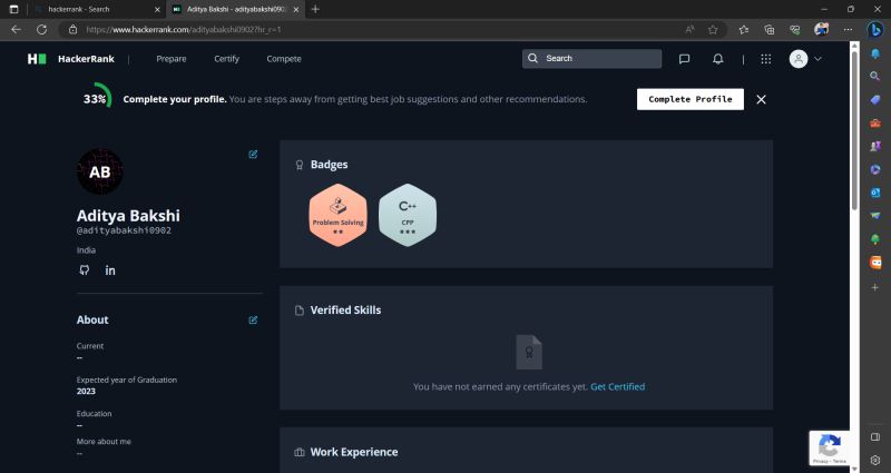 Aditya Bakshi on LinkedIn: Hello everyone, I like share achievement I ... Aditya Bakshi on LinkedIn: Hello everyone, I like share achievement I ...