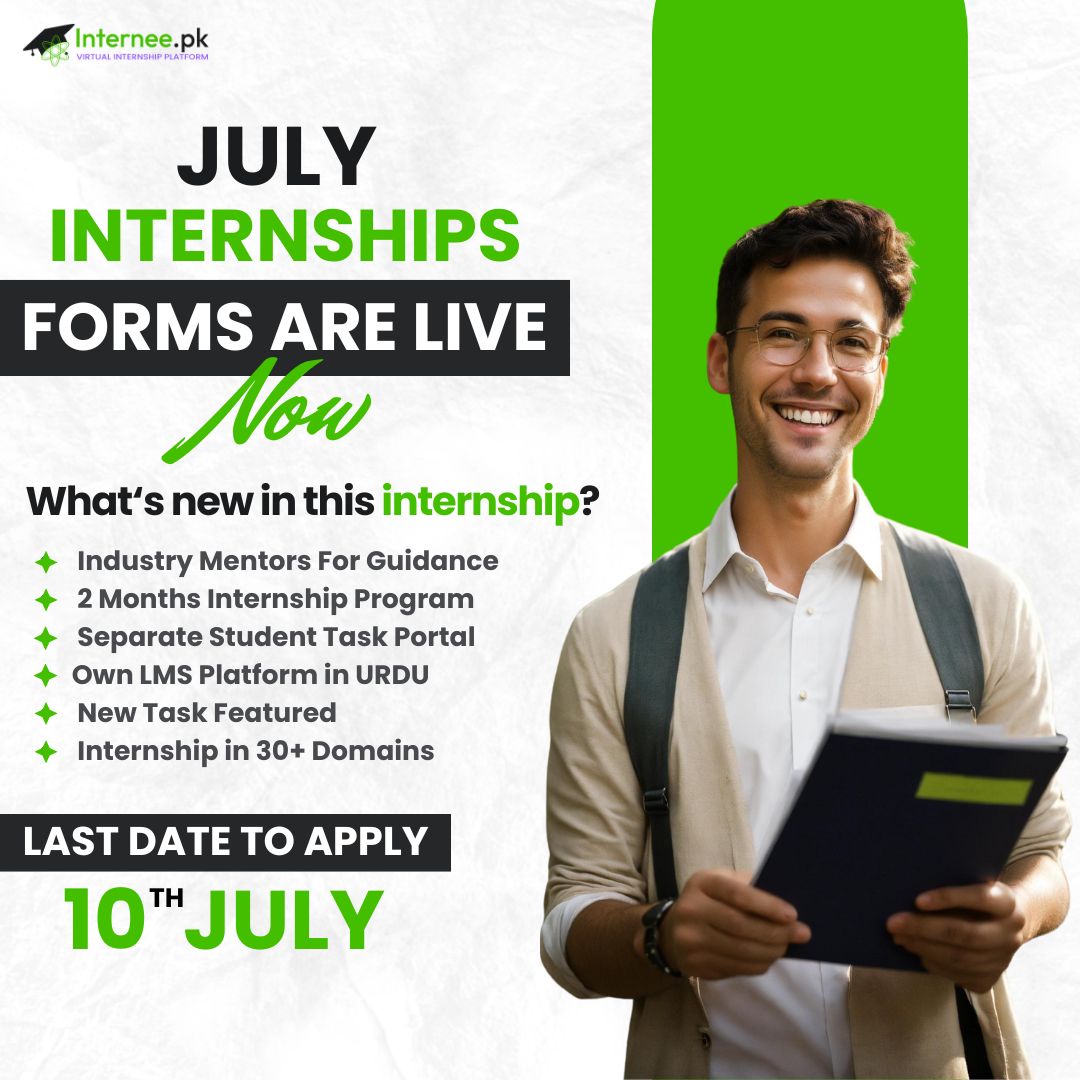 Internee.pk on LinkedIn: #internship #careergrowth #learningopportunity ... Internee.pk on LinkedIn: #internship #careergrowth #learningopportunity ...