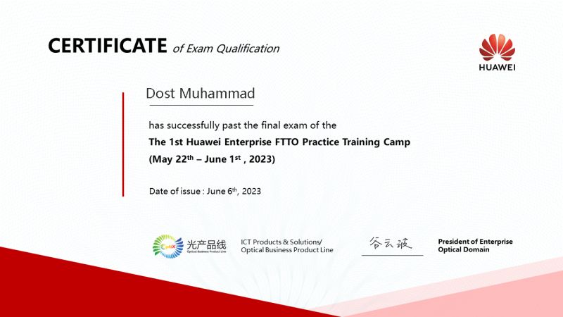 Dost Muhammad on LinkedIn: #huawei #certification #skilldevelopment ... Dost Muhammad on LinkedIn: #huawei #certification #skilldevelopment ...