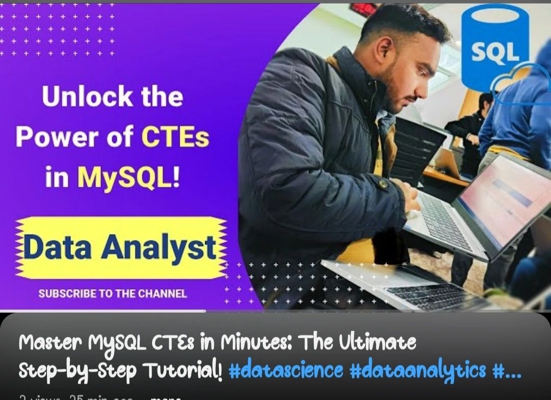 Rahul kumar on LinkedIn: #mysql #cte #sql #datascience #database # ... Rahul kumar on LinkedIn: #mysql #cte #sql #datascience #database # ...