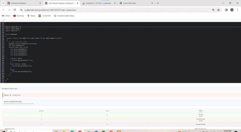 Mohit Nigade on LinkedIn: #codechallenge #codechef Mohit Nigade on LinkedIn: #codechallenge #codechef