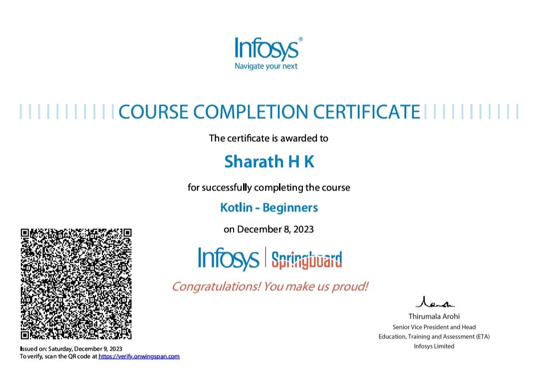 Sharath H K on LinkedIn: Sharath H K on LinkedIn: