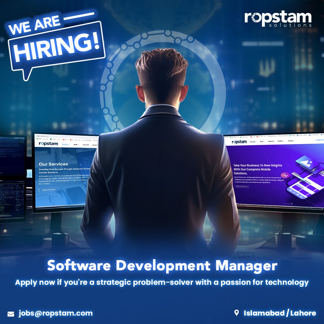 Ropstam Solutions Inc. on LinkedIn: #ropstam #bdm #softwaredevelopment ... Ropstam Solutions Inc. on LinkedIn: #ropstam #bdm #softwaredevelopment ...