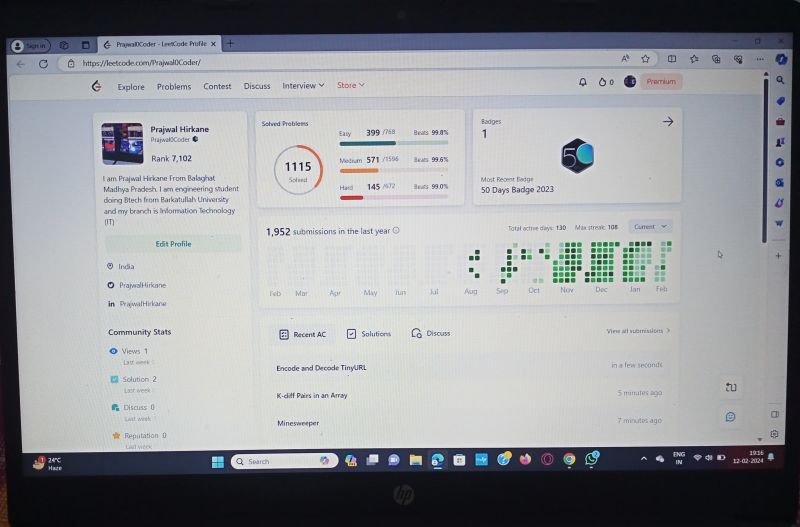 Prajwal Hirkane on LinkedIn: #365daychallenge #leetcode #dailycoding # ... Prajwal Hirkane on LinkedIn: #365daychallenge #leetcode #dailycoding # ...