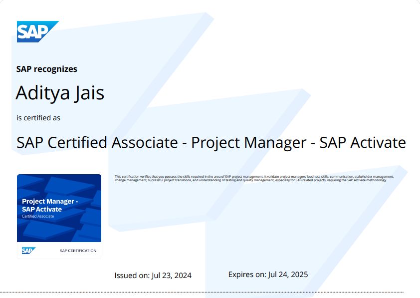 Aditya Jais on LinkedIn: Hello everyone, I am happy to share that I've ... Aditya Jais on LinkedIn: Hello everyone, I am happy to share that I've ...