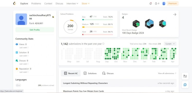Sachin Choudhary on LinkedIn: #leetcode #coding Sachin Choudhary on LinkedIn: #leetcode #coding