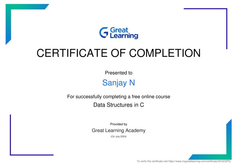 Sanjay N on LinkedIn: #datastructures #cprogramming #continuouslearning ... Sanjay N on LinkedIn: #datastructures #cprogramming #continuouslearning ...