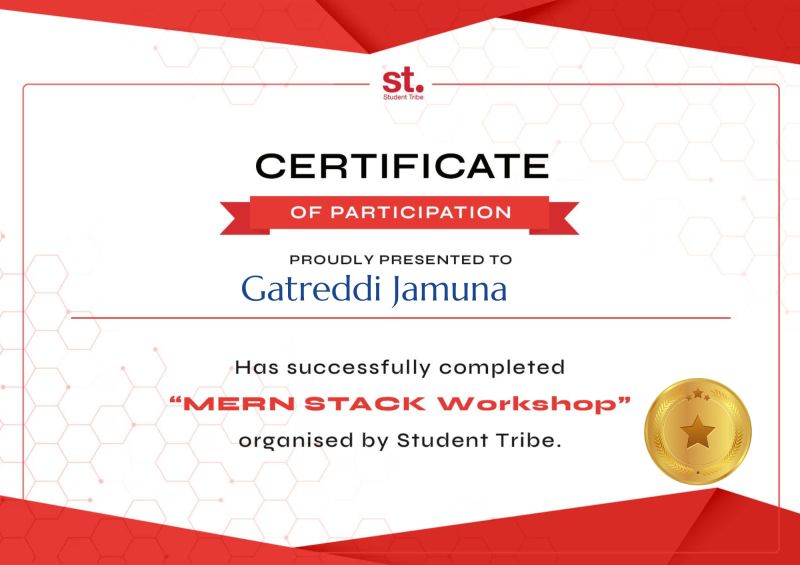 Jamuna Gatreddi on LinkedIn: #studenttribe #continuouslearning # ... Jamuna Gatreddi on LinkedIn: #studenttribe #continuouslearning # ...