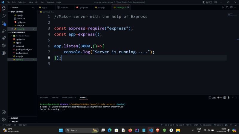 Prakhar Vishwakarma on LinkedIn: #backenddevelopment #nodejs #expressjs ... Prakhar Vishwakarma on LinkedIn: #backenddevelopment #nodejs #expressjs ...