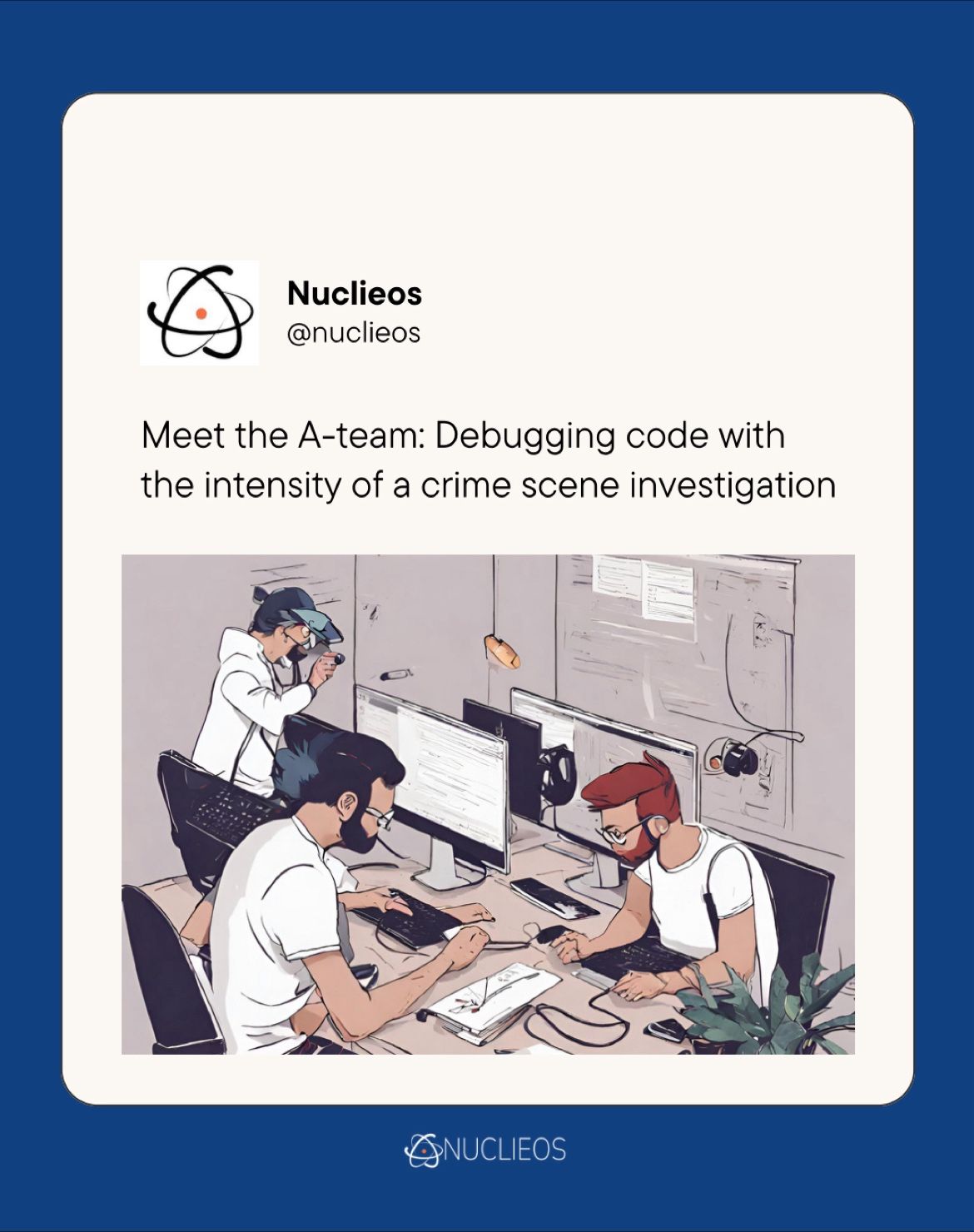 Nuclieos on LinkedIn: #code #debugging #experts #tech #team #teamwork # ... Nuclieos on LinkedIn: #code #debugging #experts #tech #team #teamwork # ...