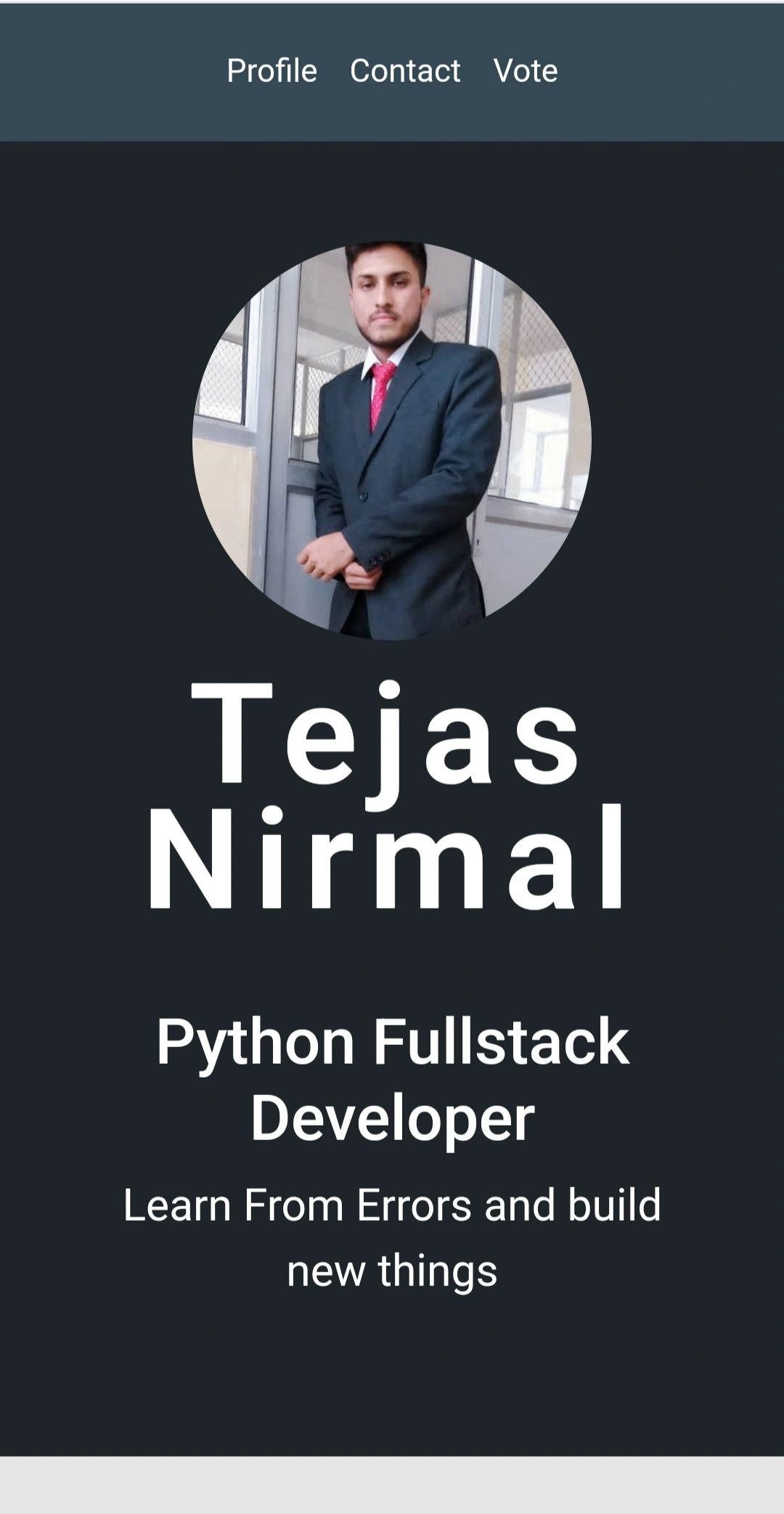 Tejas Nirmal on LinkedIn: #pythondeveloper #djangodeveloper #django #python Tejas Nirmal on LinkedIn: #pythondeveloper #djangodeveloper #django #python