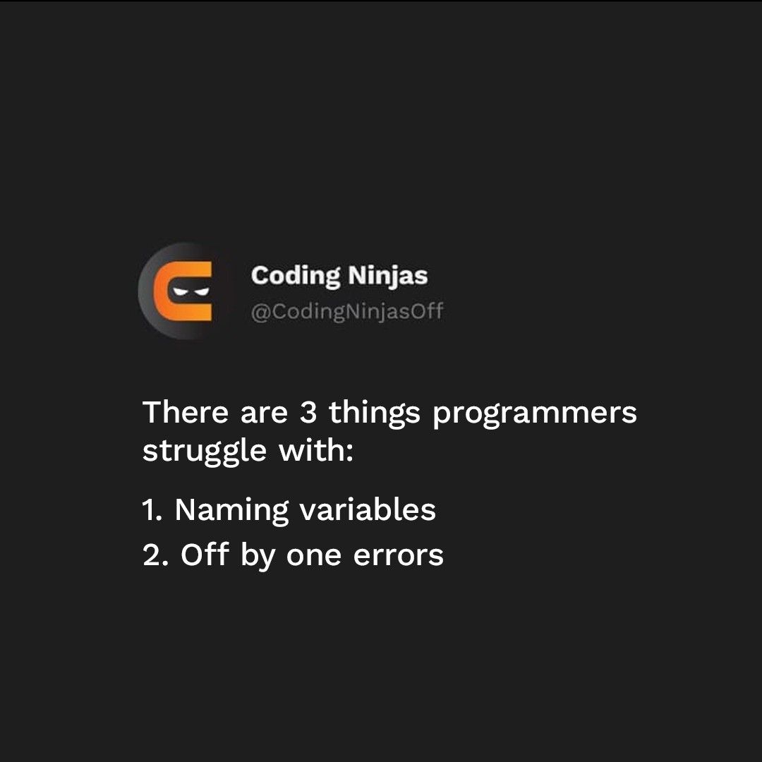Coding Ninjas on LinkedIn: #codingninjas #programming #codingmemes # ... Coding Ninjas on LinkedIn: #codingninjas #programming #codingmemes # ...
