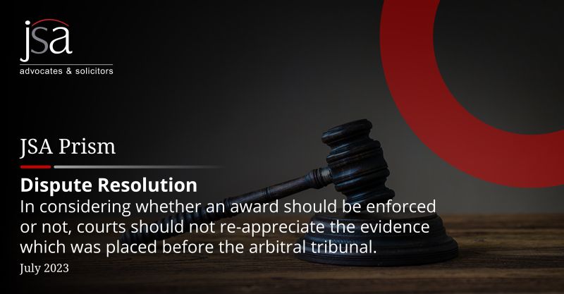 Kunal Saini on LinkedIn: JSA Prism | Dispute Resolution | July 2023 - JSA Kunal Saini on LinkedIn: JSA Prism | Dispute Resolution | July 2023 - JSA