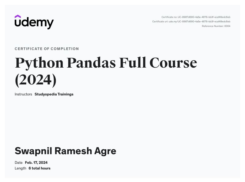 Mr. Swapnil Agre on LinkedIn: #udemy #python #programming Mr. Swapnil Agre on LinkedIn: #udemy #python #programming