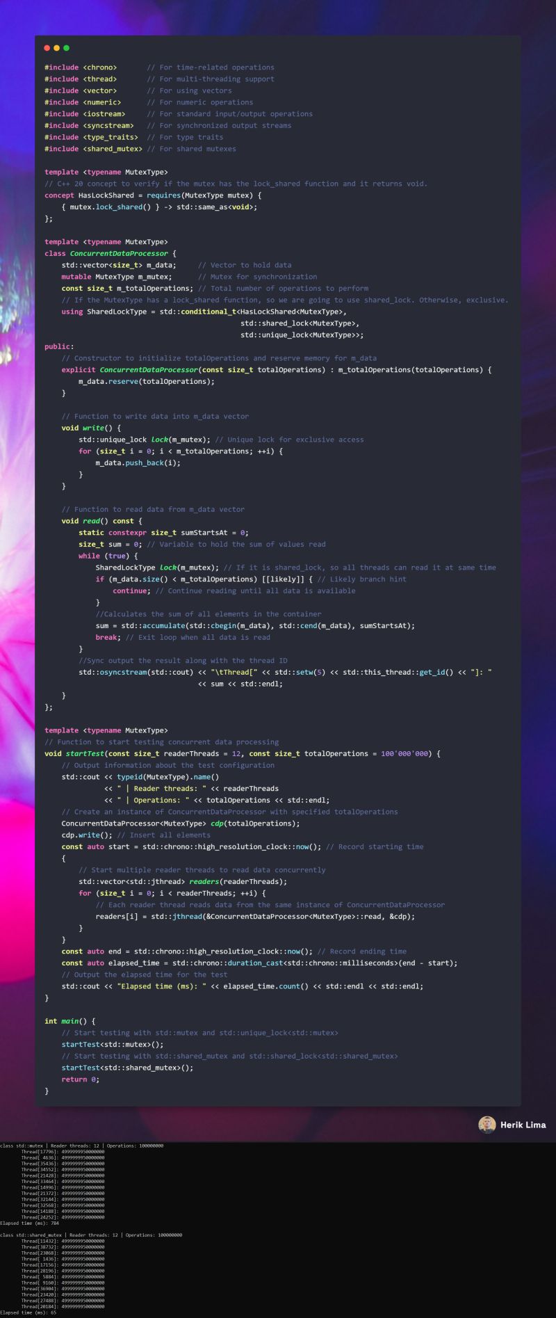 Herik Lima on LinkedIn: #c #c #c #mutex #atomic #benchmarking #thread Herik Lima on LinkedIn: #c #c #c #mutex #atomic #benchmarking #thread