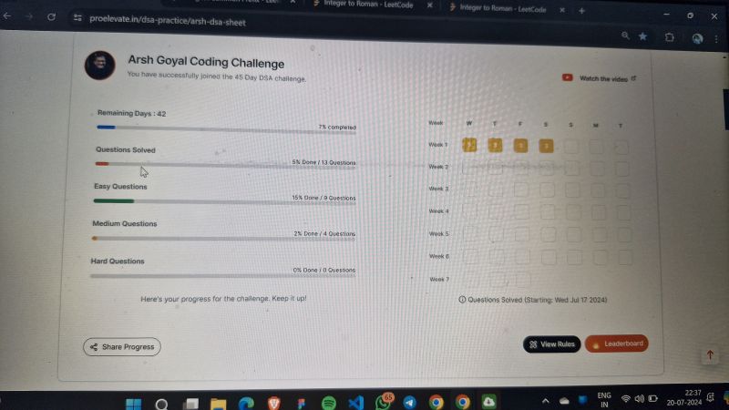 Sujit Gaikwad on LinkedIn: #codingchallenge #45dayschallenge #arshgoyal ... Sujit Gaikwad on LinkedIn: #codingchallenge #45dayschallenge #arshgoyal ...