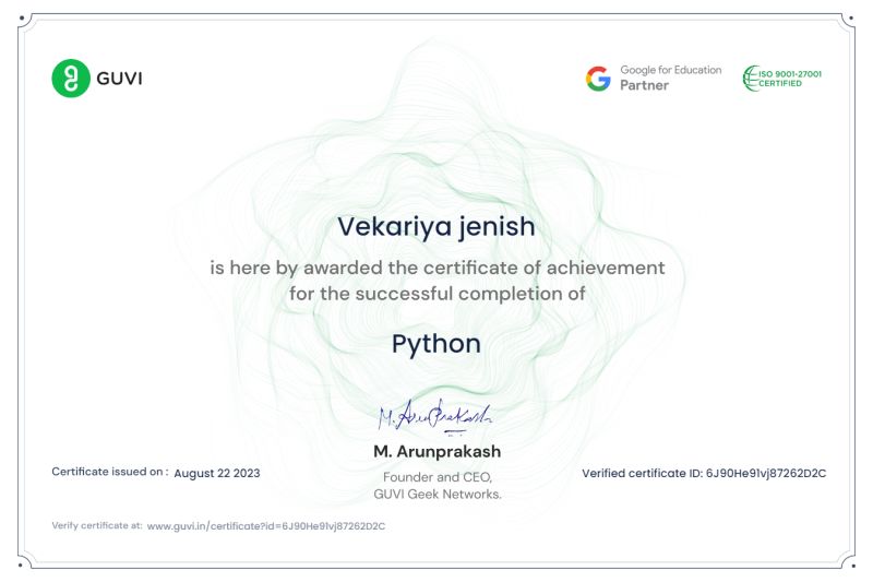 Jenish Vekariya on LinkedIn: #python #pythonprogramming Jenish Vekariya on LinkedIn: #python #pythonprogramming