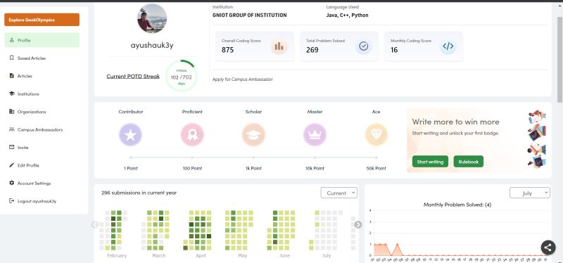 AYUSH ARUN on LinkedIn: #programming #datastructures #algorithms #dsa # ... AYUSH ARUN on LinkedIn: #programming #datastructures #algorithms #dsa # ...